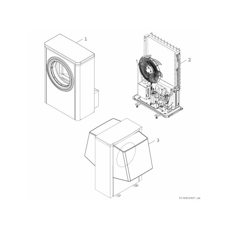 Bosch - 8738210256 - Luftwärmepumpe CS7001i AW 7 OR-S, 5.969,87