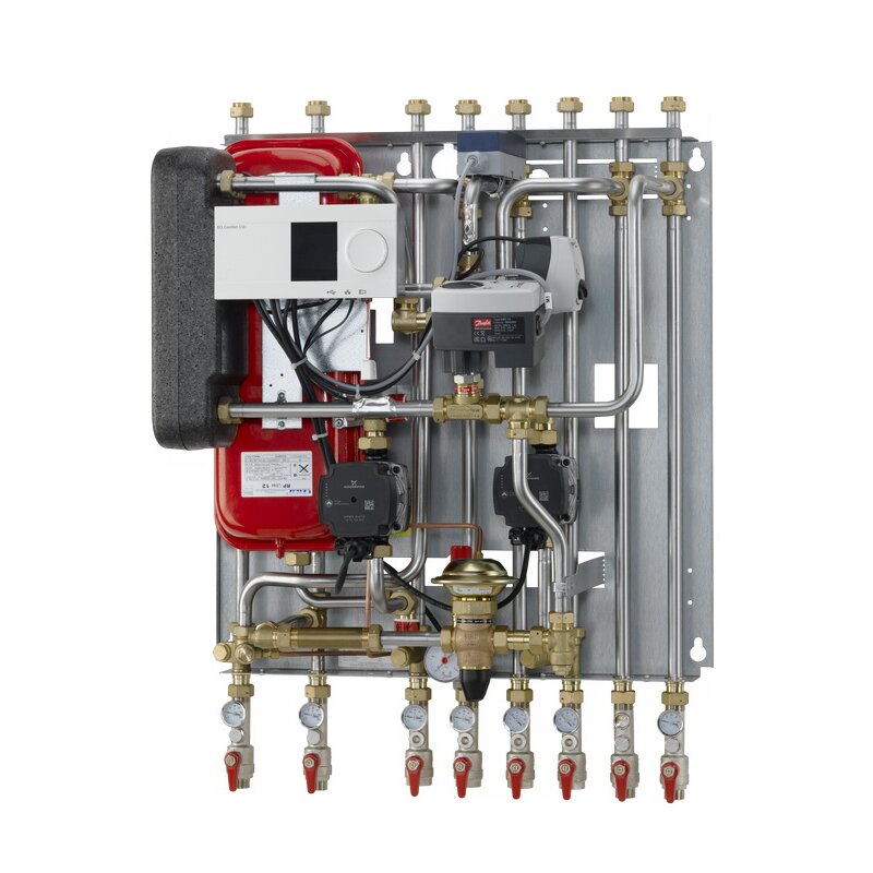 Danfoss - 145F4146 - Hausstation VX Solo II H2WP, 1 - HE:20kW, ECL310 ...