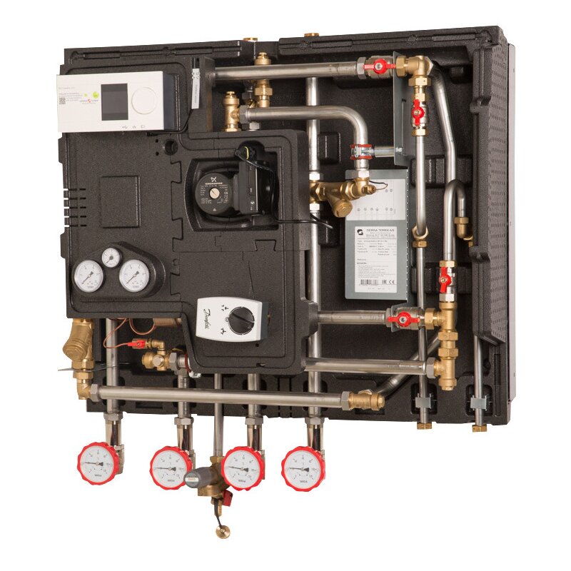 Danfoss - 144H2009 - Hausstation Compact 28 VX-FI, 1 - AVP-F, 35kW ...