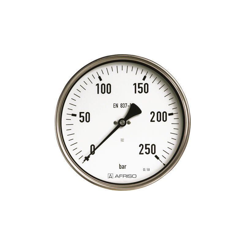 Afriso - 85319411 - Rohrfeder-Industriemanometer RF100I 0/60bar G1/2B ...