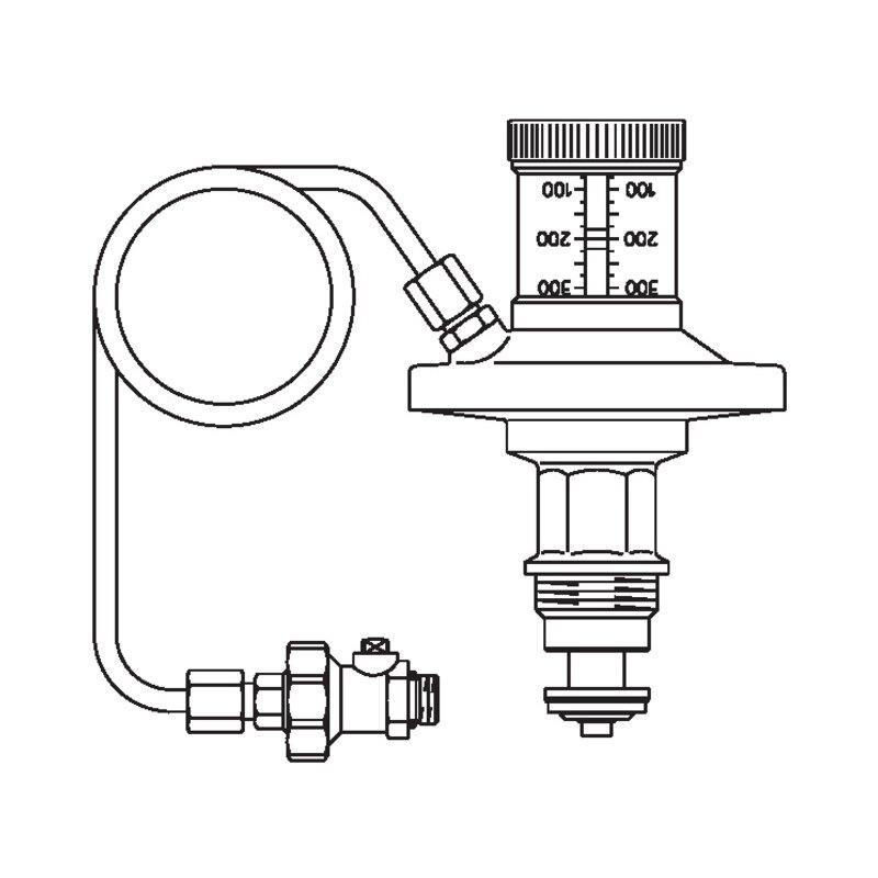 Oventrop - 1064793 - Membranantrieb für "Hydromat DTR", DN20, 250-700 mbar, 184,98